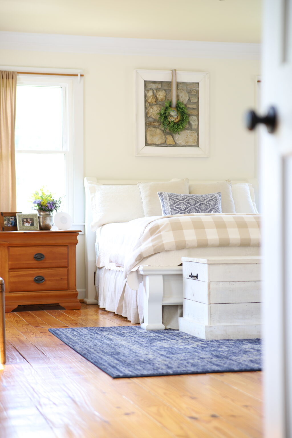 Spring Farmhouse Bedroom Refresh - Gracefully Home